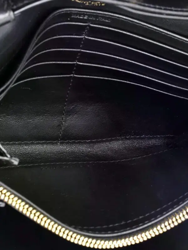 Saint Laurent Monogram Flap Chain Wallet