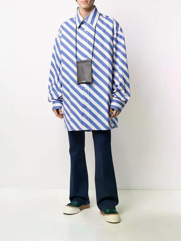 Marni Parallel Striped Oversized Shirt