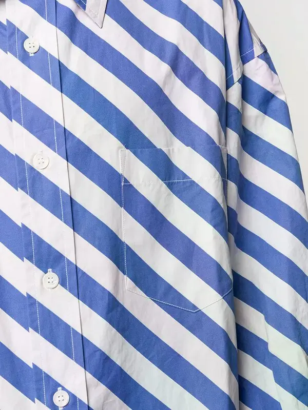 Marni Parallel Striped Oversized Shirt
