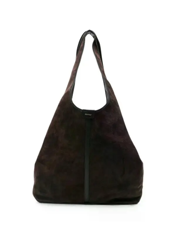 Soeur Suede Leather Shoulder Bag
