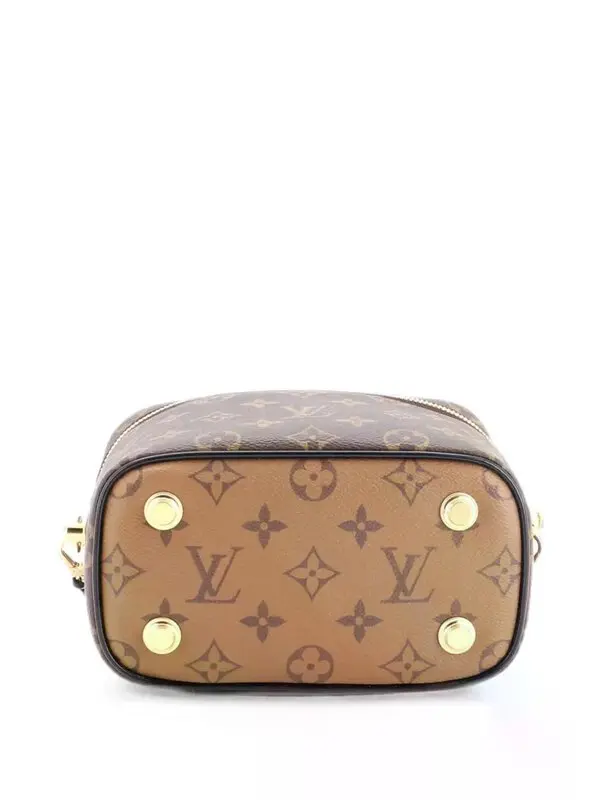 LOUIS VUITTON Vanity Handbag Reverse Monogram Canvas Pm Satchel
