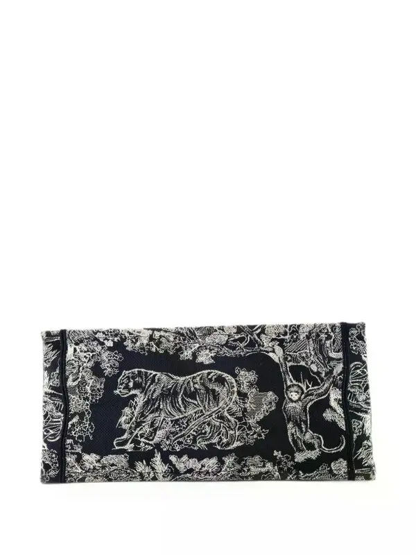 Dior Book Embroidered Canvas Medium Tote Bag