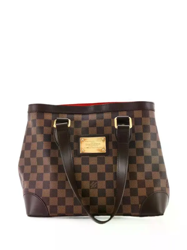 LOUIS VUITTON Damier Pm Tote Bag - Brown