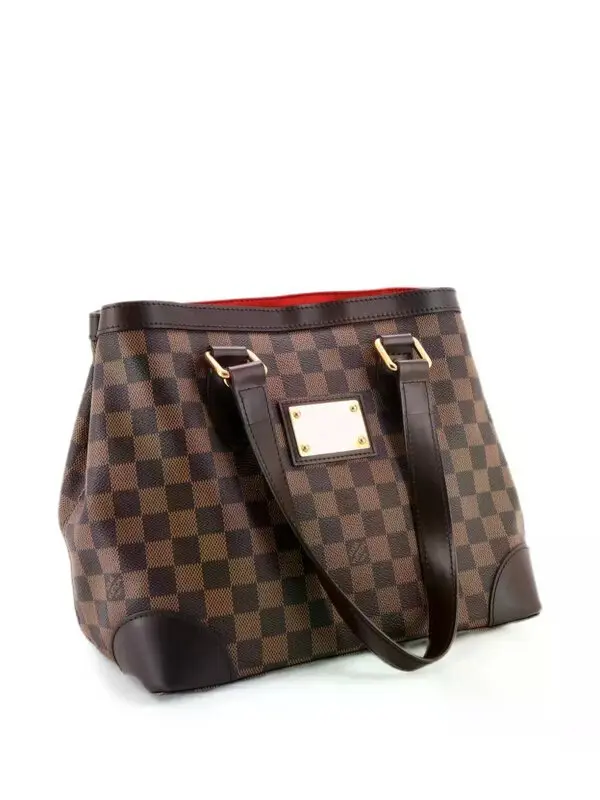 LOUIS VUITTON Damier Pm Tote Bag - Brown