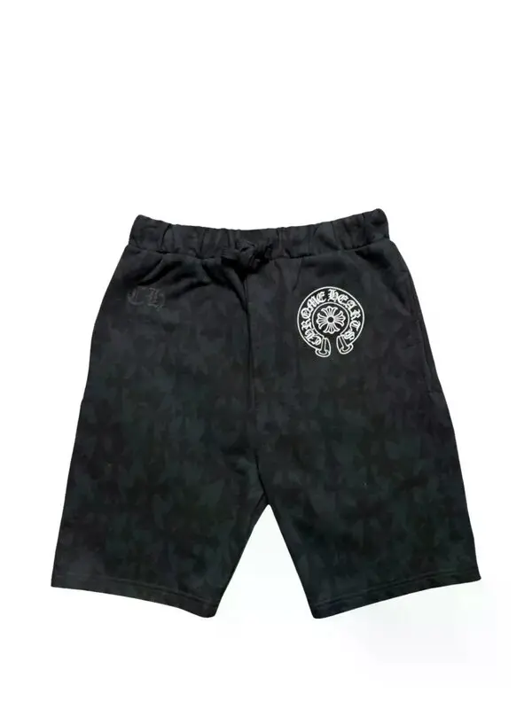 Chrome Hearts Cemetery Cross Pattern Shorts