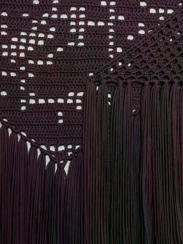 CHIARA IS Peonia Fringed Shawl