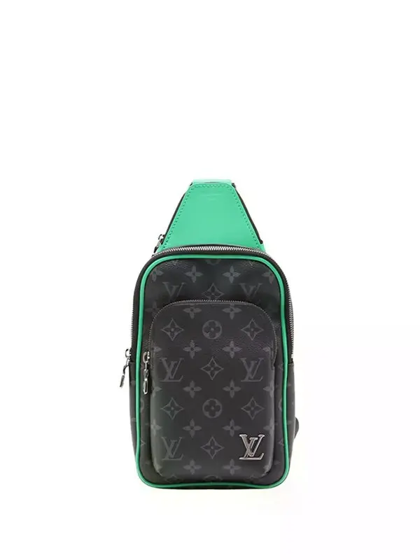 LOUIS VUITTON Monogram Eclipse Avenue Sling Bag Pm Crossbody Bag