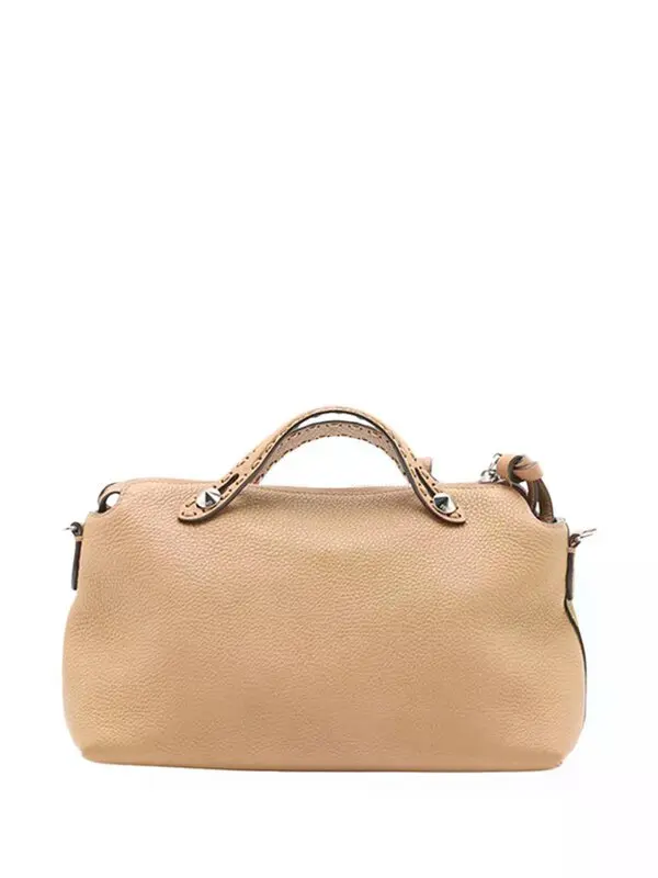 Fendi Selleria Leather Satchel - Brown