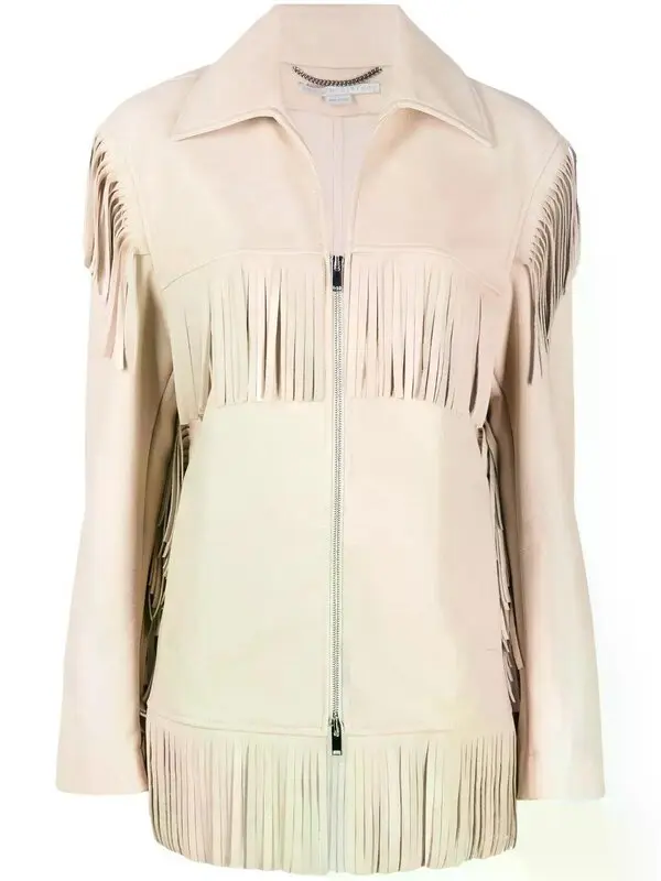 Stella McCartney Fringe-detail Zip-up Jacket