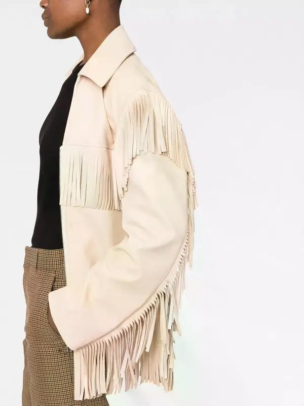 Stella McCartney Fringe-detail Zip-up Jacket