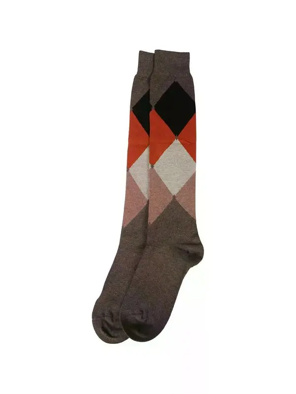 BALLANTYNE Argyle-pattern Socks