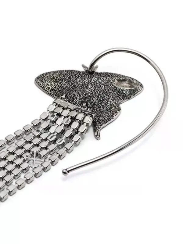 Off-White Butterfly Ear Cuff