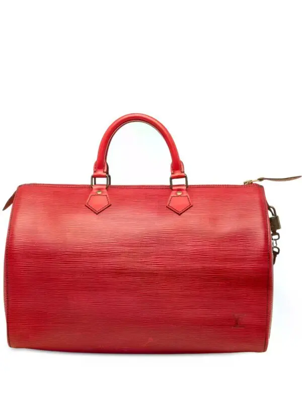 LOUIS VUITTON Epi Speedy 35 Boston Bag