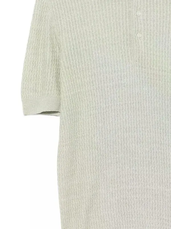 Tagliatore Knitted Textured Polo Shirt