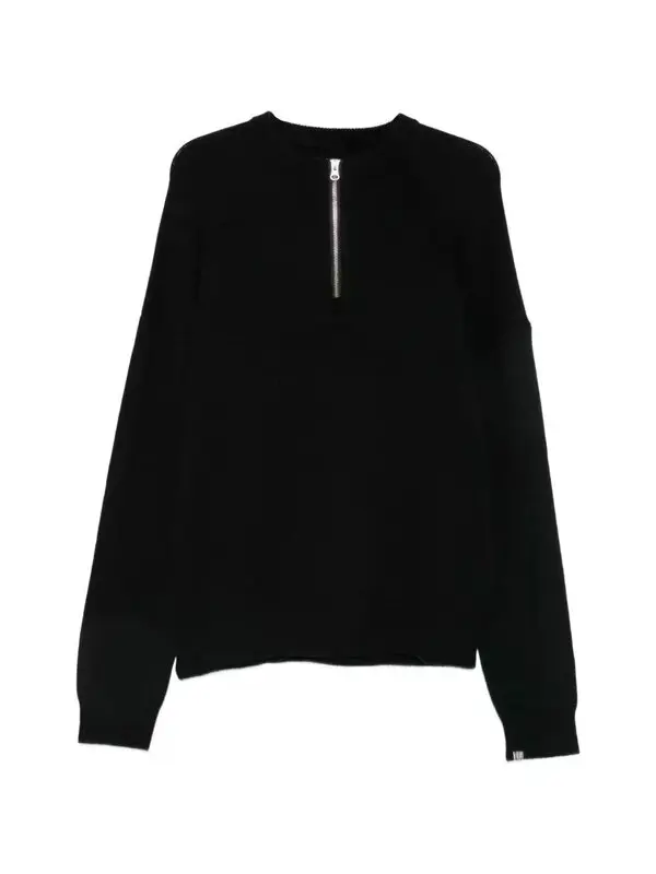 Extreme Cashmere Zip-fastening Sweater - Black