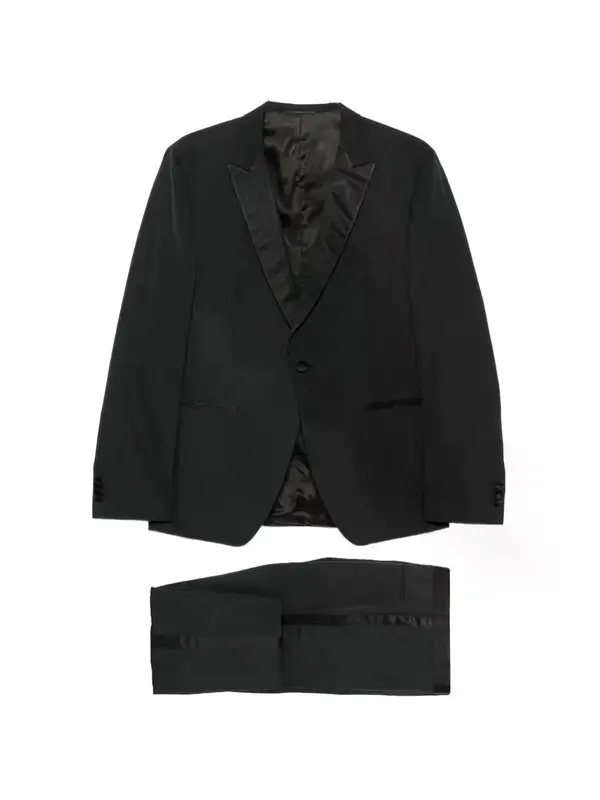 BOSS Satin-lapel Three-piece Suit