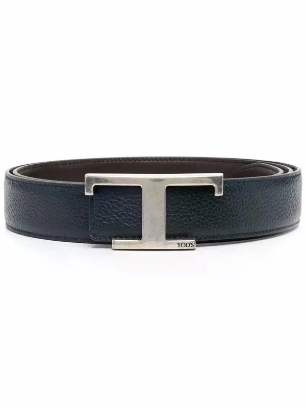 TOD'S T Logo Buckle Belt