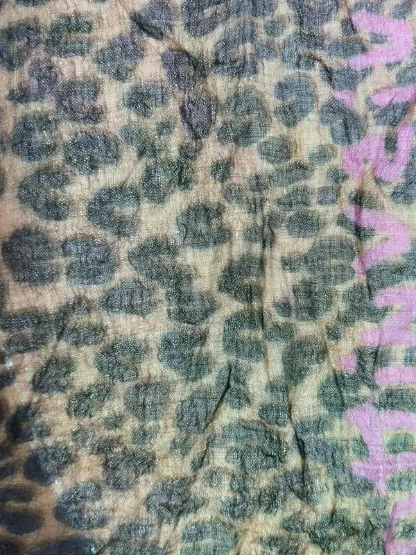 LOUIS VUITTON Stephen Sprouse Leopard-print Scarf