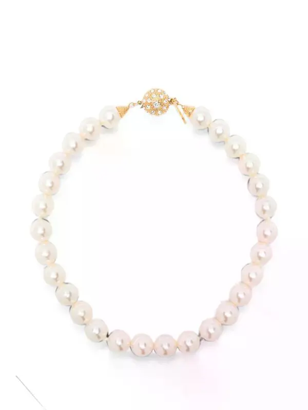 Alessandra Rich Logo-engraved Necklace - Neutrals