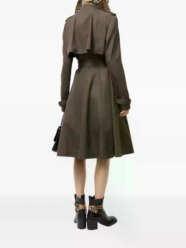 Burberry Long Gabardine Trench Coat