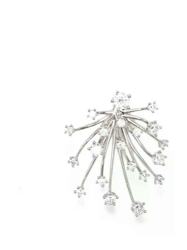 PANCONESI Kismet Crystal-embellished Earrings - Silver