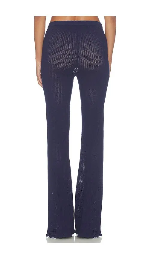 Majorelle Textured Knit Flare Pants
