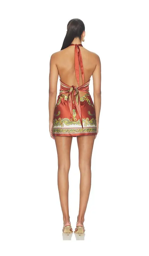 Retrofete Adelaide Silk Dress In . Also