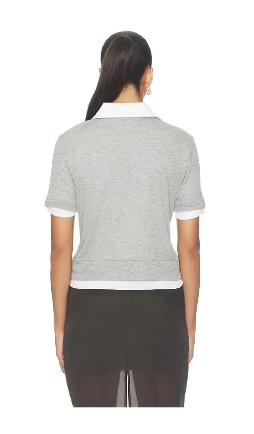 AYA MUSE Double Polo Tee In . Also