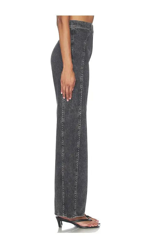 Veronica Beard Grant High Rise Wide Leg Jeans