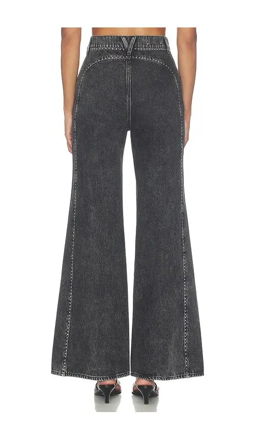Veronica Beard Grant High Rise Wide Leg Jeans