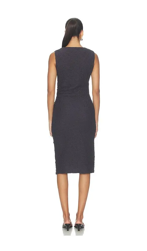 Vince Sleeveless Side Drape Dress In . Also