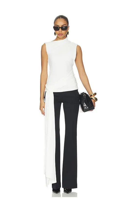 Bardot Jordan Longline Tie Top In . Also - White