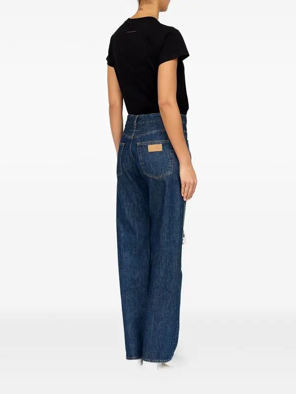 MAISON MARGIELA Barrel Leg Cotton Jeans