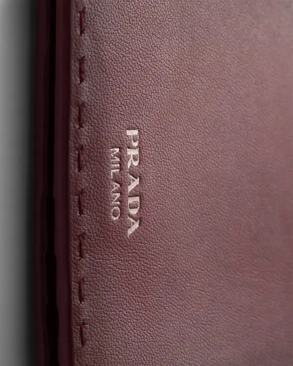 Prada Antiqued Leather Wallet