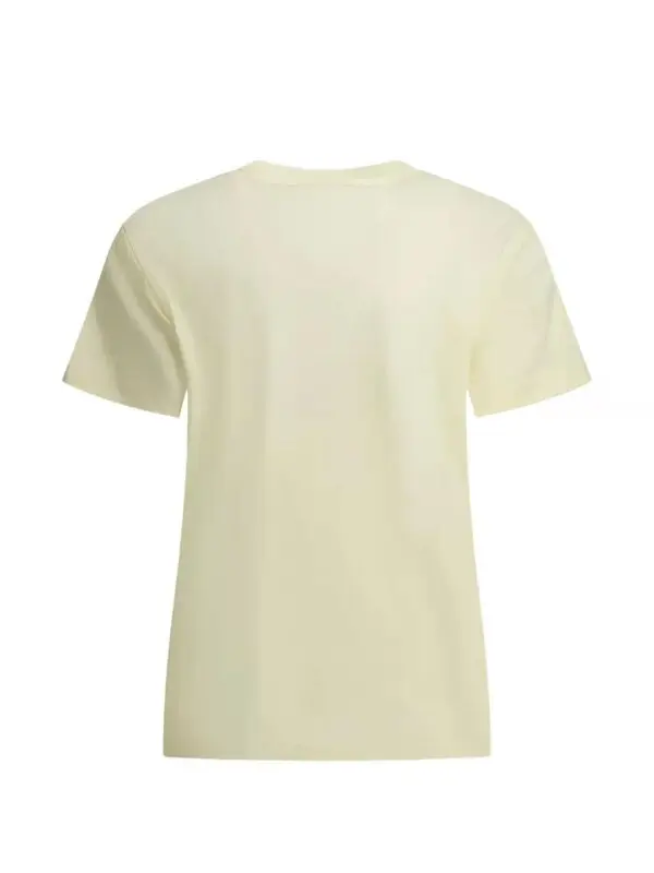Moncler Embroidered Tonal Logo Cotton T-shirt