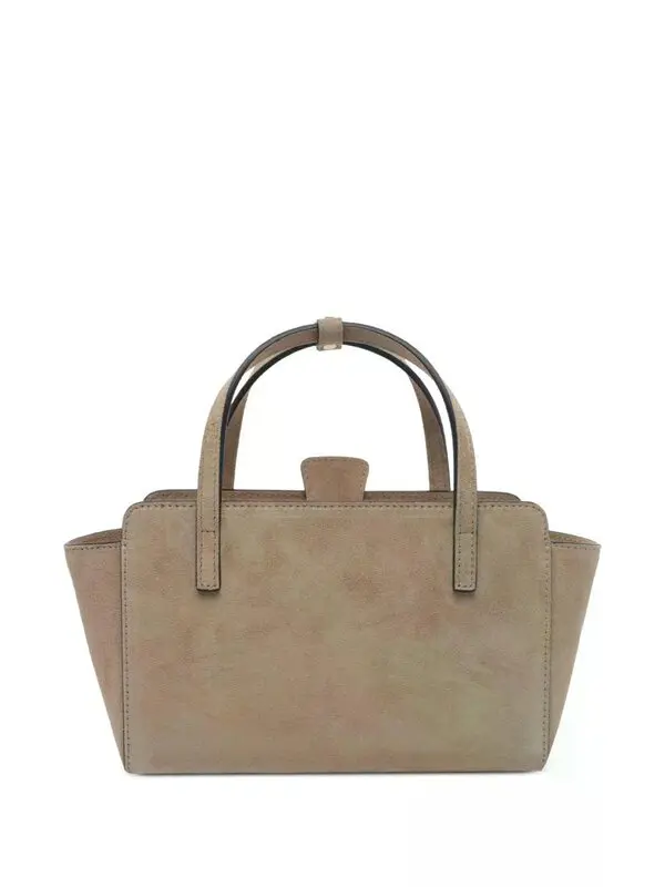 HIDESINS Small Flap Suede Tote Bag