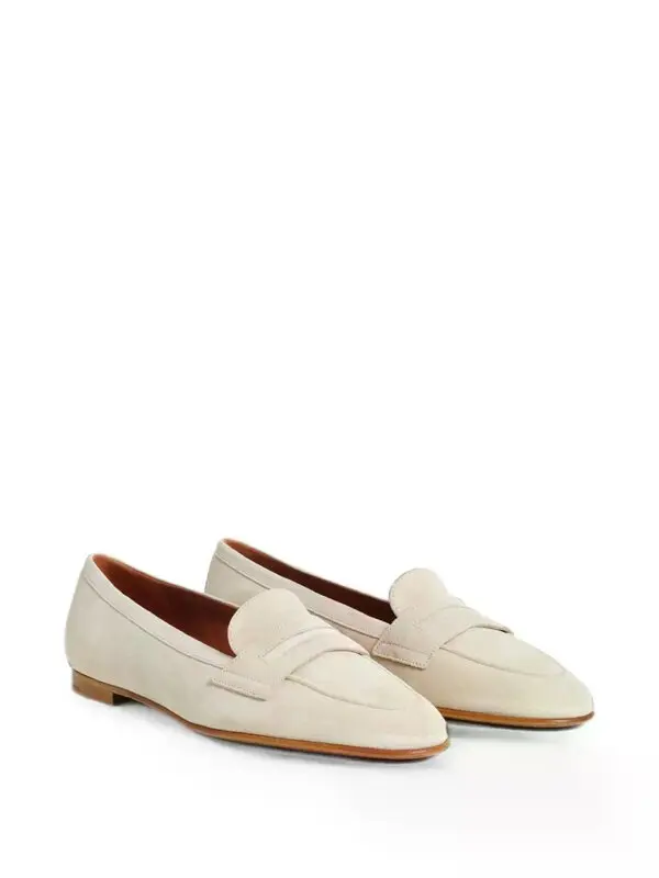 Roberto Festa Minerva Suede Loafers - Grey