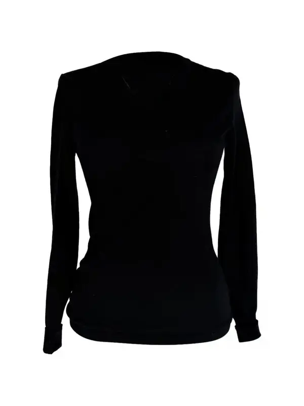 Alaïa V-neck Sweater - Black
