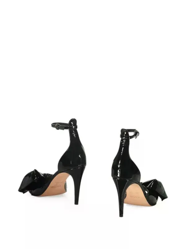Red Valentino Patent-finish Knotted Sandals