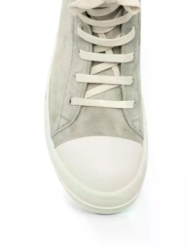 Rick Owens Lace-up Leather Sneakers