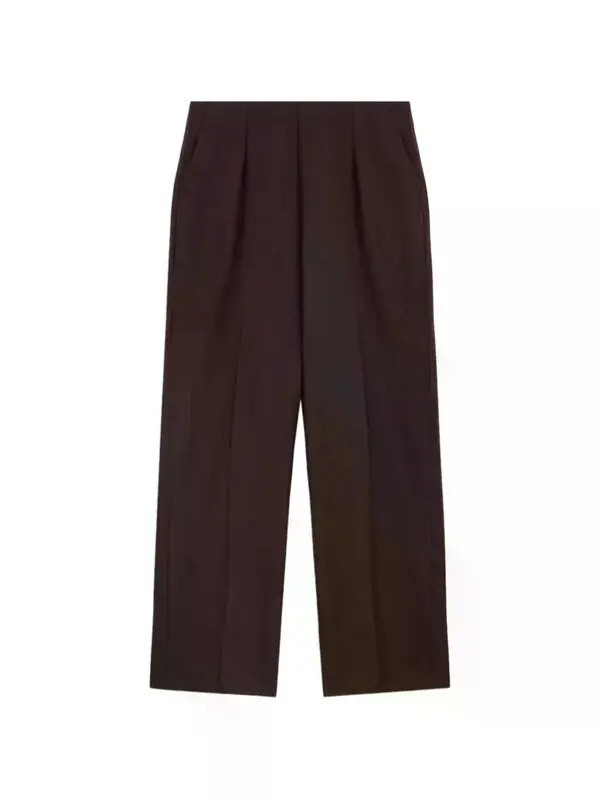 Momoni Lou Pressed-crease Trousers - Brown