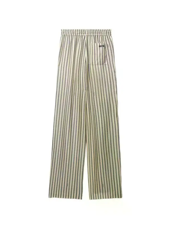 Versace Printed Silk-twill Pajama-style Trousers