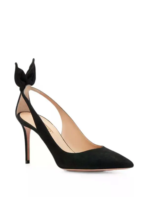 AQUAZZURA Bow Tie Pump 85