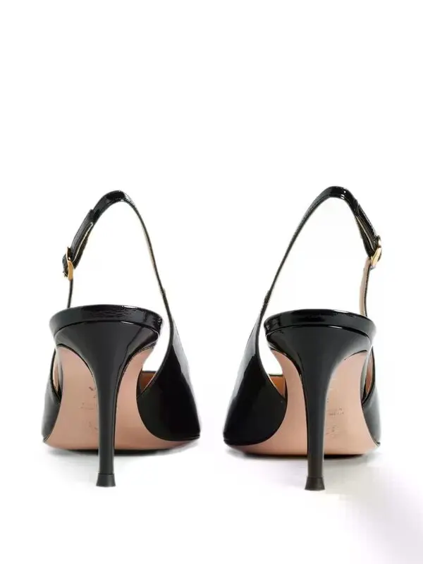 Roberto Festa Patent Leather Slingback Stiletto Pumps