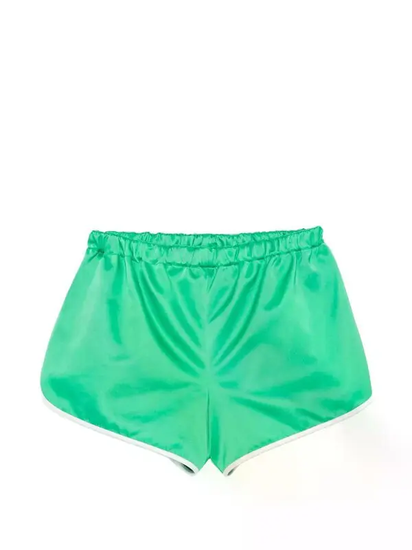 THE FRANKIE SHOP Cielo Contrast-trim Elasticated-waist Shorts
