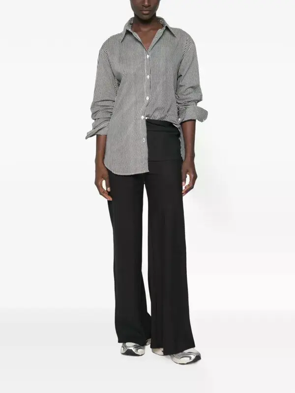THE FRANKIE SHOP Peri Striped Button-down Shirt