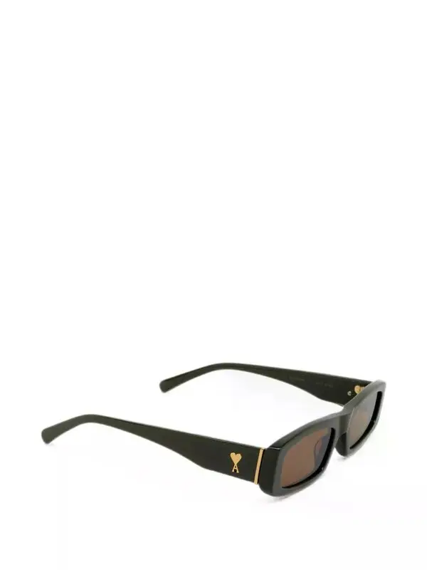 AMI Paris De Coeur Rectangle-frame Sunglasses