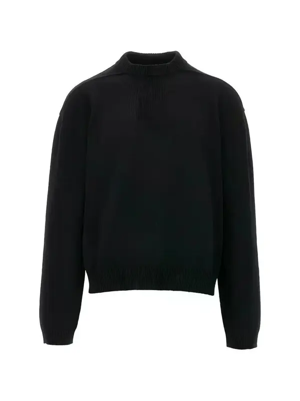 Rick Owens Tommy Ribbed-trim Drop-shoulder Sweater