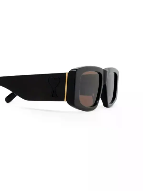 AMI Paris De Coeur Rectangle-frame Sunglasses