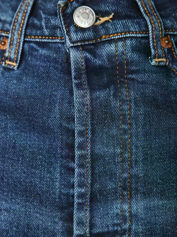 LOIS Logo-patch Wide-leg Jeans